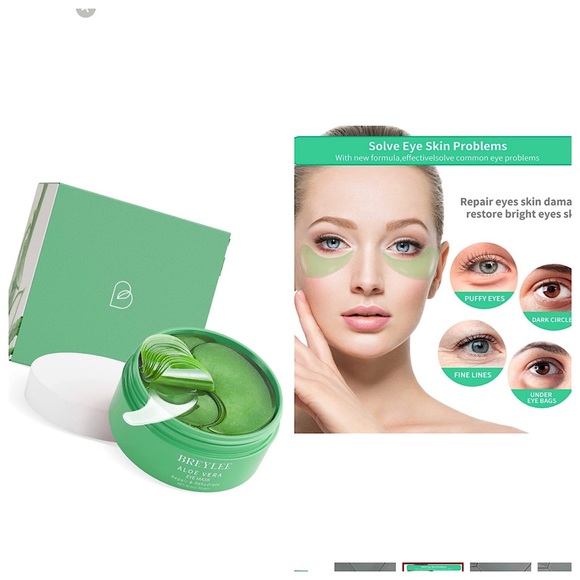 Skincare | Aloe Vera Eye Mask 6 Pcs Eye Treatment Mask Under Eye Bags ...
